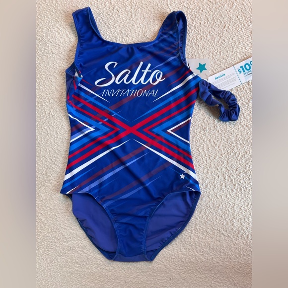 Destira | Tops | Destira Leotard Gymnastics Nwt Am Adult Medium | Poshmark